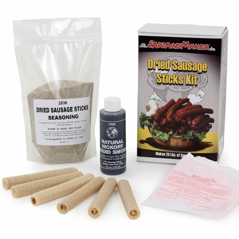 Buy Dried Sausage Sticks Kit 19mm Casings | The Sausage Maker – The ...