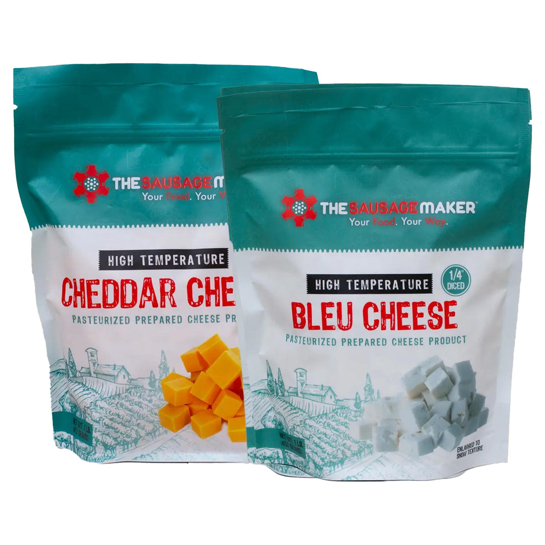1 lb High Temp Cheese 2 Pack – The Sausage Maker – The Sausage Maker
