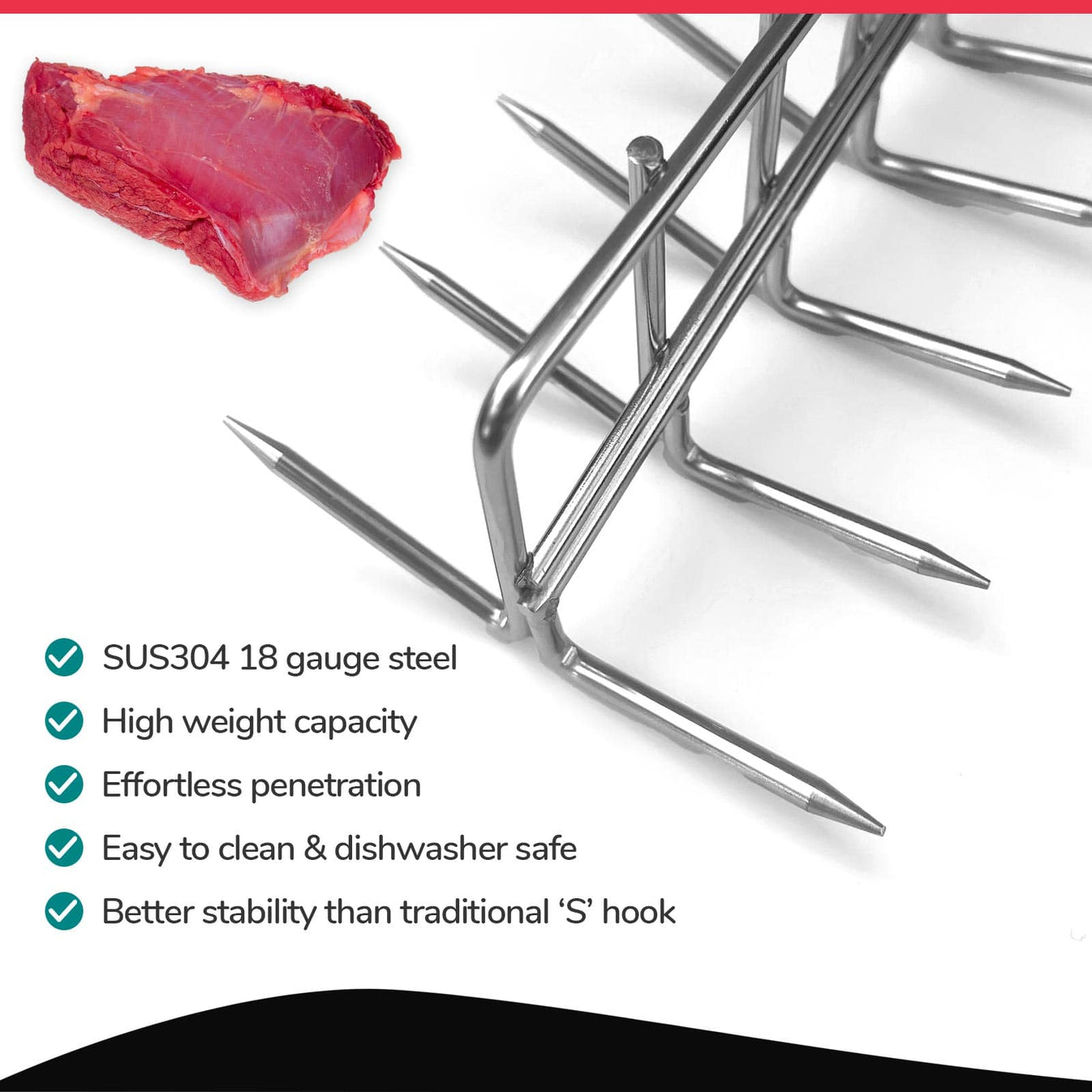 Stainless Steel Bacon Hanger | The Sausage Maker – The Sausage Maker